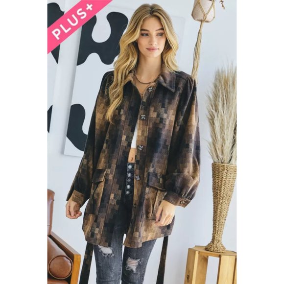 DAVI & DANI | Jackets & Coats | Nwt Davi Dani Wool Blend Multicolor ...